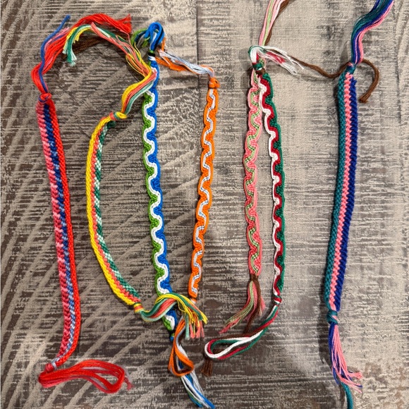 Handmade | Accessories | Handmade Colorful Friendship Bracelets Set ...